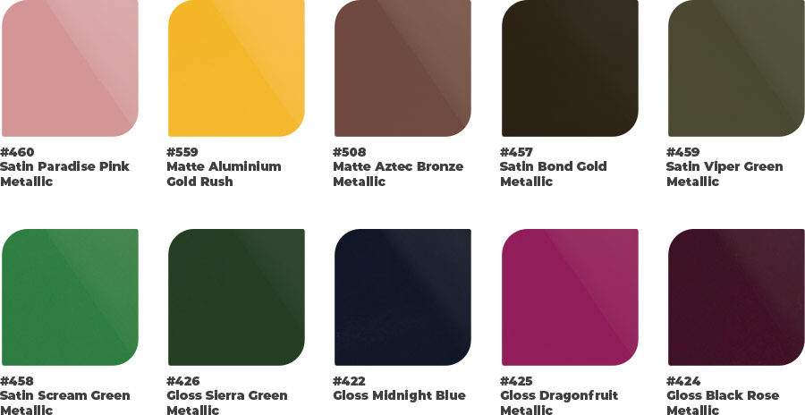 10 nye levende farver fra Arlon Premium Colour Change | Antalis